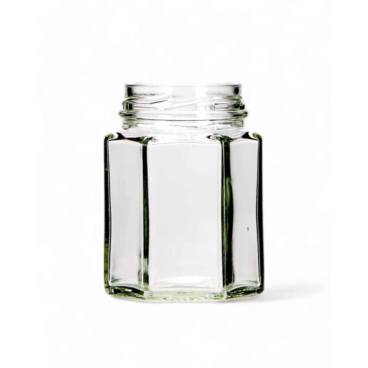 110ml Hexagonal Jam Jar with Colourful Twist-Off Lids - Perfect for ...