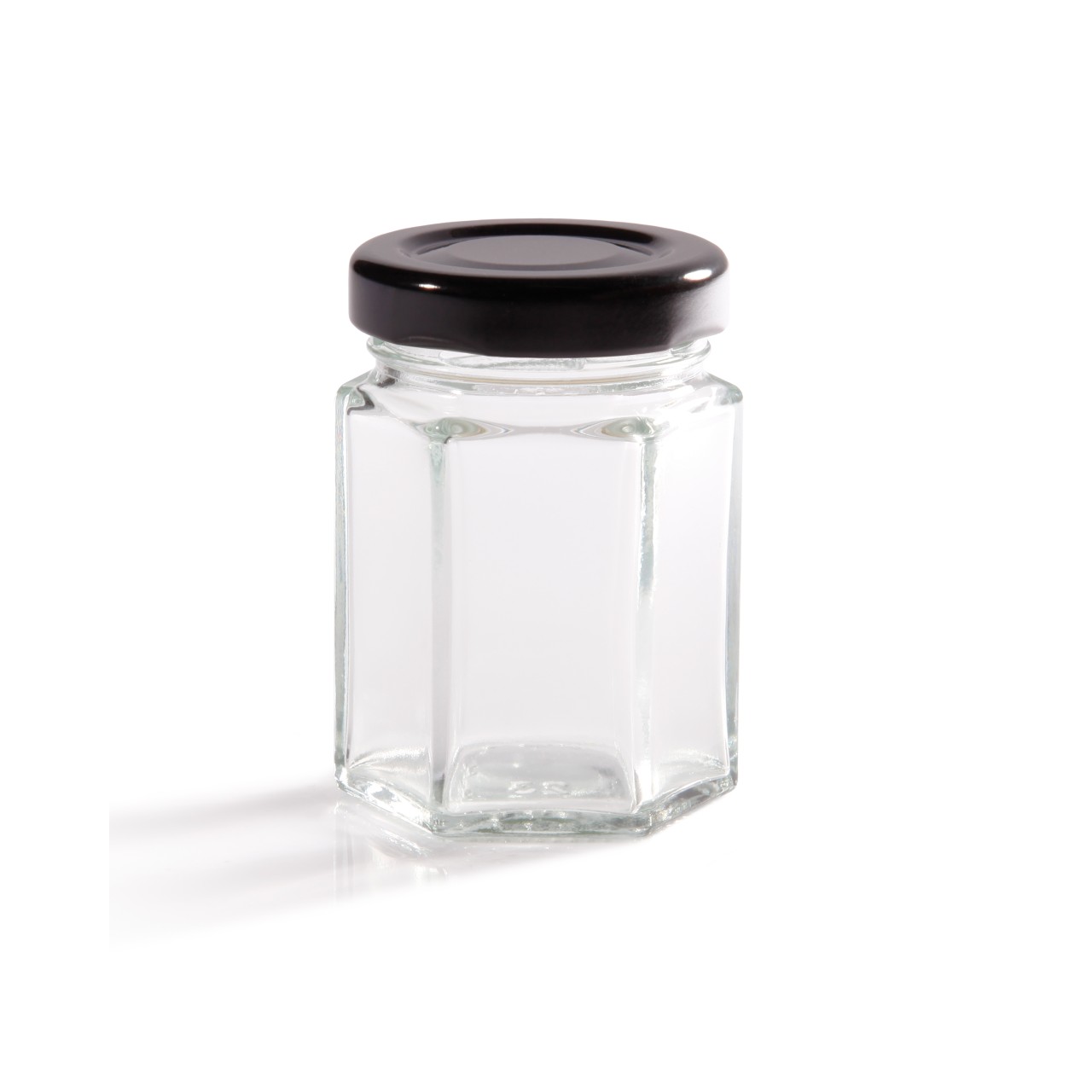 55ml Hexagonal Jam Jar With Twist Off Lid - Bottle Company South