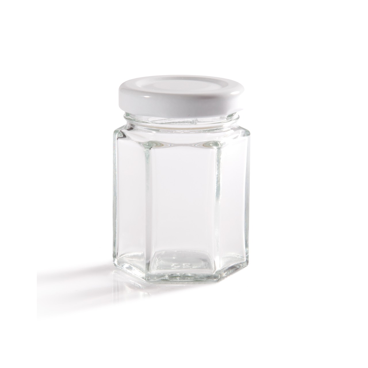 55ml Hexagonal Jam Jar with 43mm Twist-Off Lid for Trade Supply ...