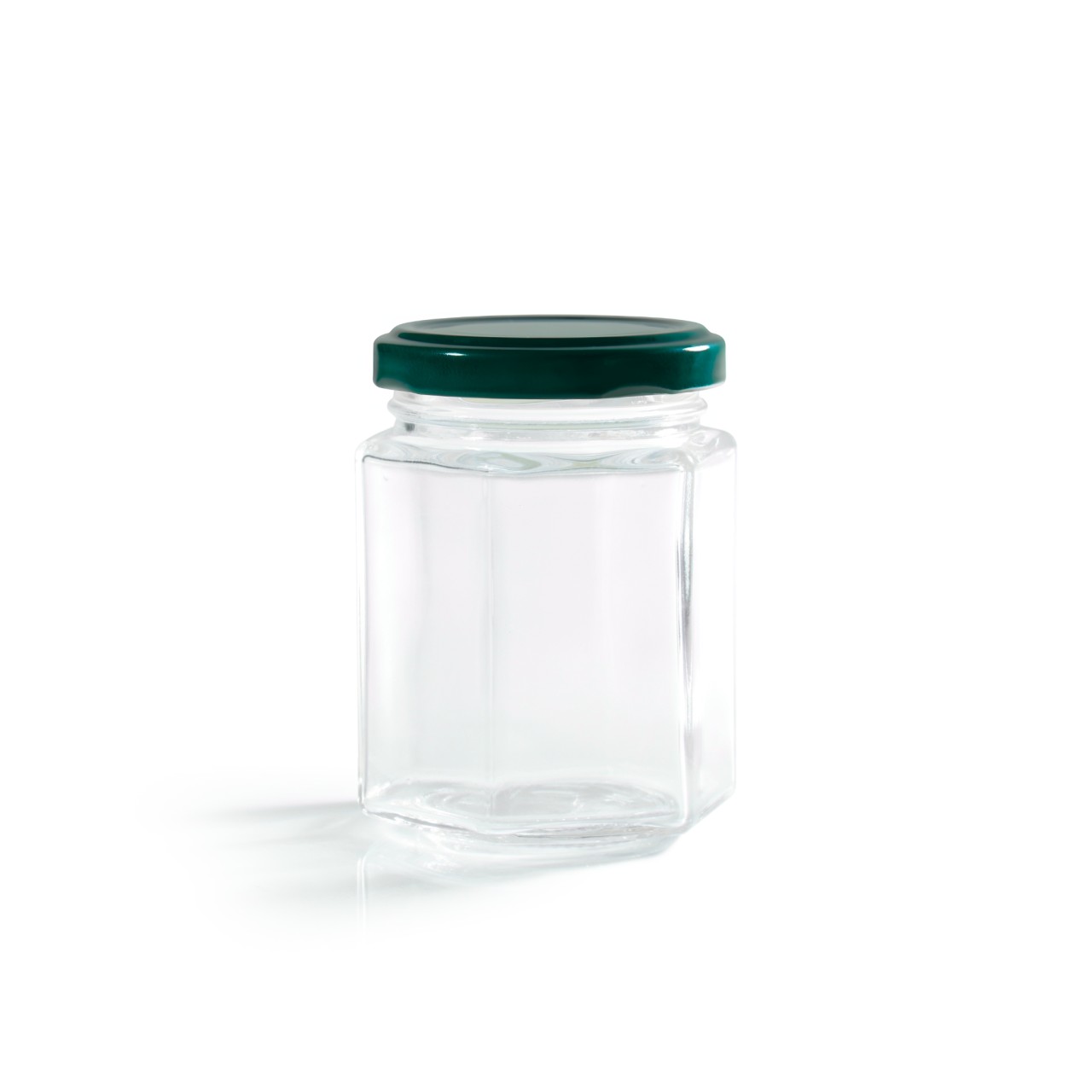 196ml (8oz) Hexagonal Jam Jar with Twist-Off Lid - Versatile & Stylish ...