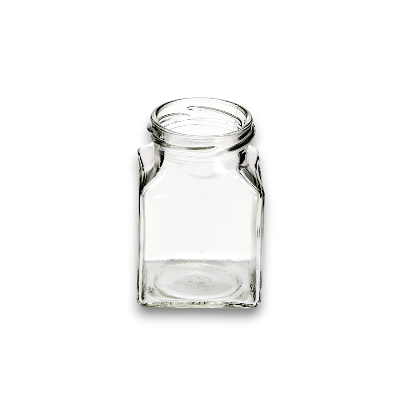 200ml (8oz) Square Food Jam Jar with 53mm Twist Off Lid for Trade
