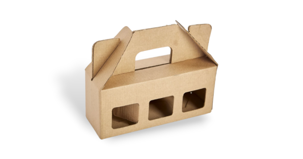 130ml (4oz) Three Jar Presentation Box with Carry Handle